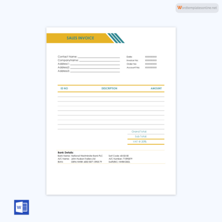 40 Free Blank Invoice Templates (Excel | Word) - Edit & Print