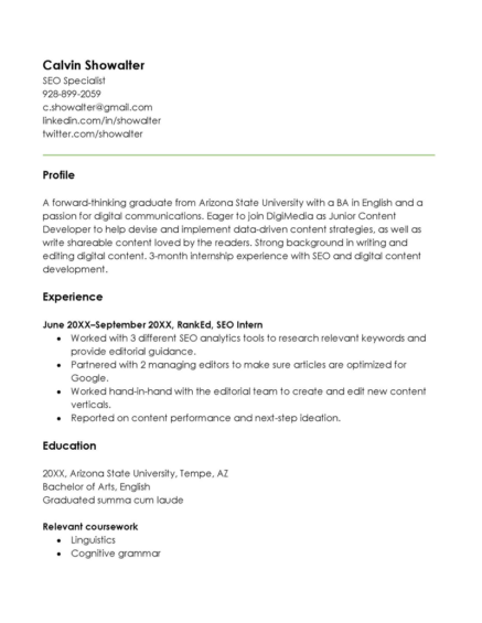 Chronological Resume: Format, Examples & Templates