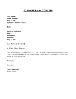 How To Use "To Whom It May Concern" in Letters (Examples)
