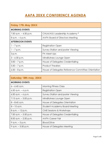 How to Plan a Conference Agenda (Free Templates for Word)