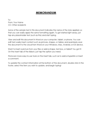 16 Basic Deal Memo Templates (Free Downloads)