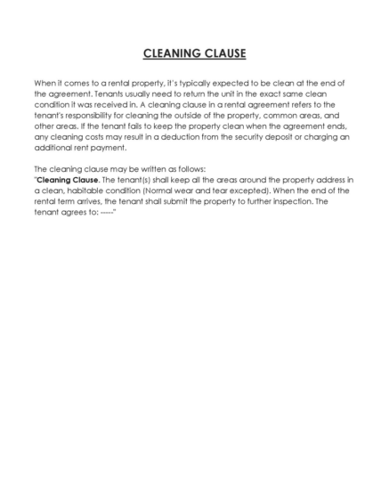 Examples of Early Lease Termination Clause