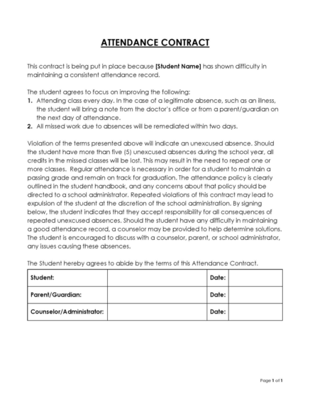16 General Service Contract Templates (Free Downloads)