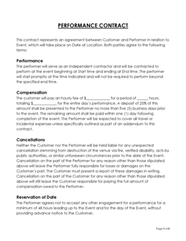 16 General Service Contract Templates (Free Downloads)