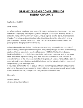 Graphic Designer Cover Letter Examples (Expert Tips)