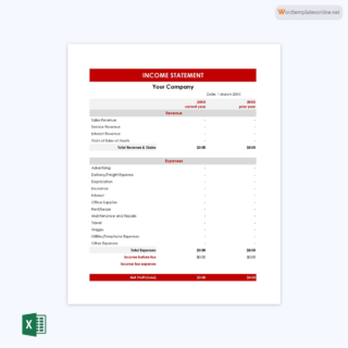 Free Income Statement Templates for Excel