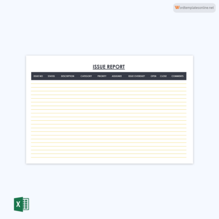 12 Free Issue Tracking and Log Templates for Excel