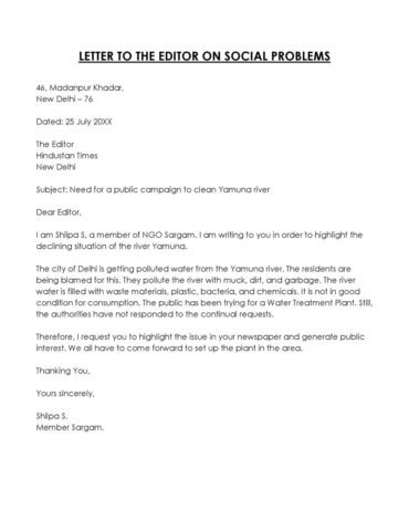 How To Write a Letter to Editor? (Sample | Examples)