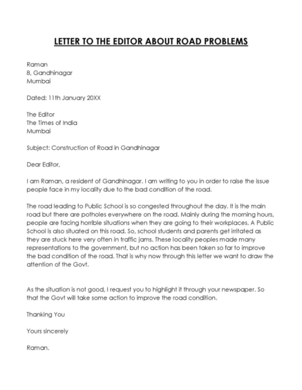 How To Write a Letter to Editor? (Sample | Examples)