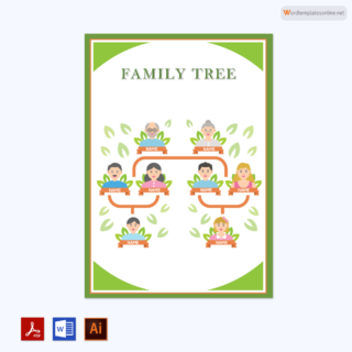 Free Family Tree Templates (Word, PDF, Illustrator)