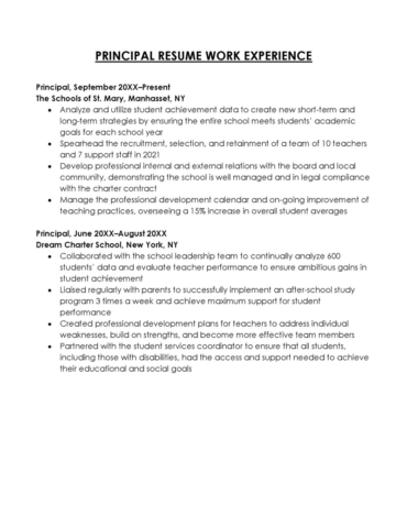 How to Write Work Experience In Resume (Samples & Tips)