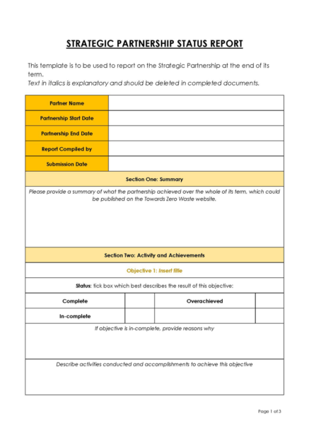 14 Free Project Status Report Templates
