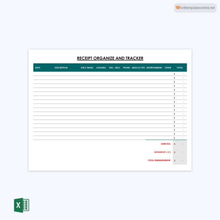 Receipt Book Templates (Word, Excel) - How to Fill Out