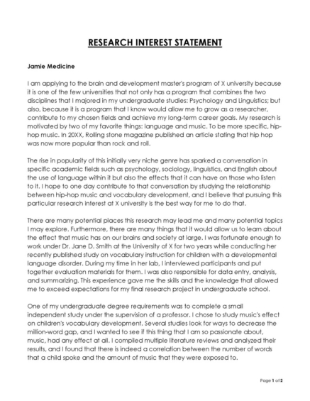 Research Statement Examples: How To Structure + Expert Tips