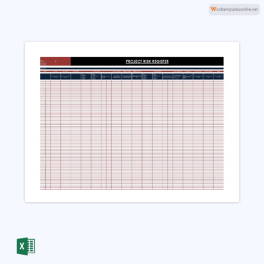 40 Free Risk Register Templates for Excel