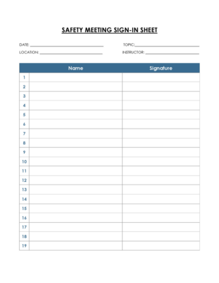 Sign-In Sheet: How to Make in Word (Free Templates)