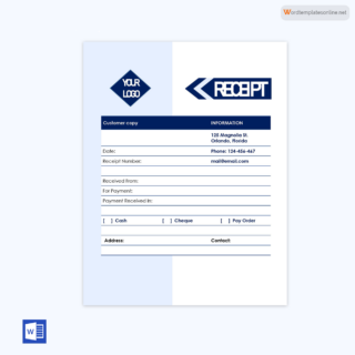 Free Blank Taxi (Cab) Receipt Templates (Word | PDF)
