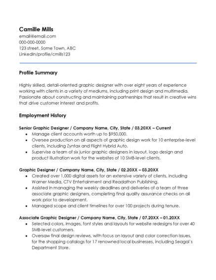 18 Functional Resume Examples (Guide + Templates)