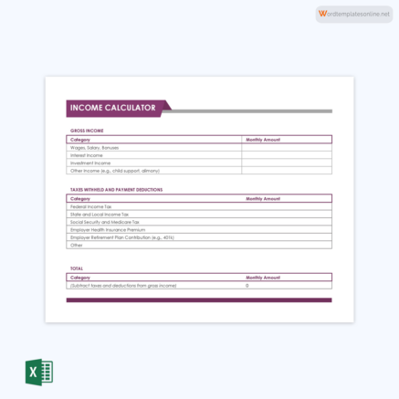 37 Free Household Budget Worksheets (Editable)