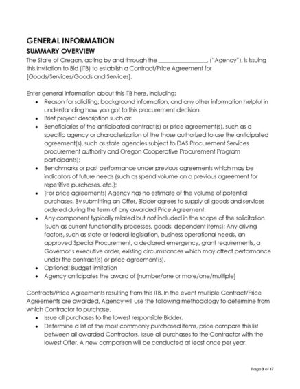 What is an Invitation for Bid - Free Templates