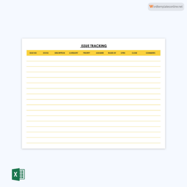 12 Free Issue Tracking and Log Templates for Excel