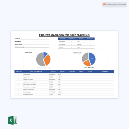 12 Free Issue Tracking and Log Templates for Excel