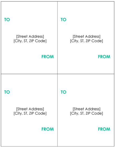 Free Mailing Label Templates (Size Guide) - Word | PDF