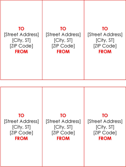 Free Mailing Label Templates (Size Guide) - Word | PDF