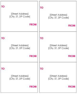 Free Mailing Label Templates (Size Guide) - Word | PDF