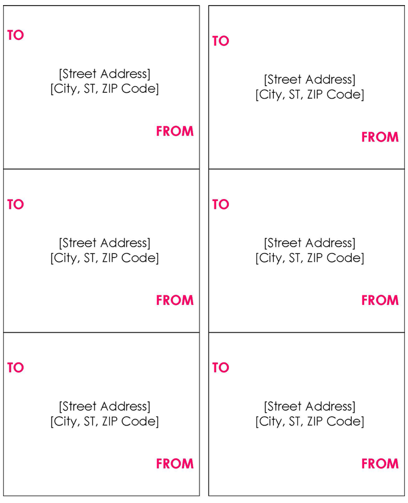 Free Mailing Label Templates (Size Guide) - Word | PDF Free Mailing Label Templates (Size Guide) - Word | PDF