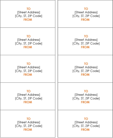 Free Mailing Label Templates (Size Guide) - Word | PDF
