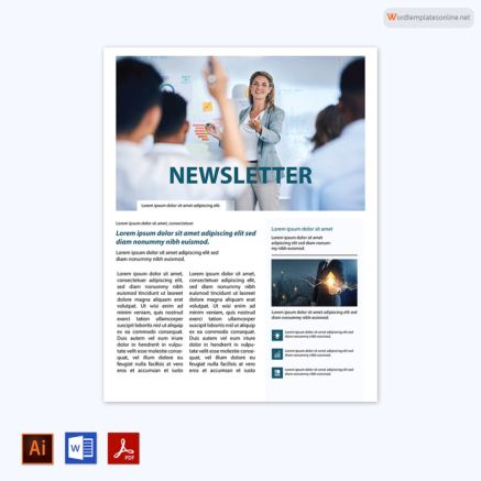 46 FREE Printable Newsletter Templates (for Word, PDF)