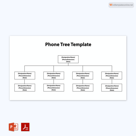 10 Free Phone Tree Templates (Word, PowerPoint)