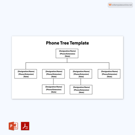 10 Free Phone Tree Templates (Word, PowerPoint)
