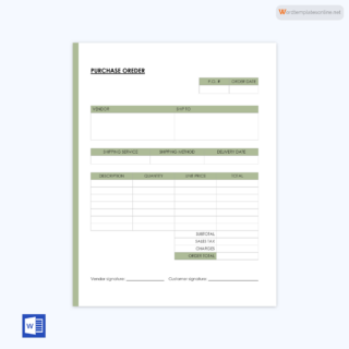 20 Free Purchase Order (PO) Templates (Word | Excel)