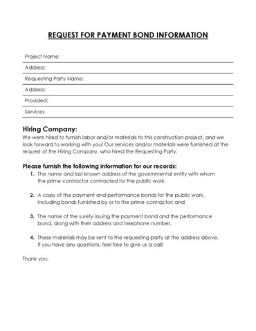 Free Request for Information (RFI) Templates - Excel, Word