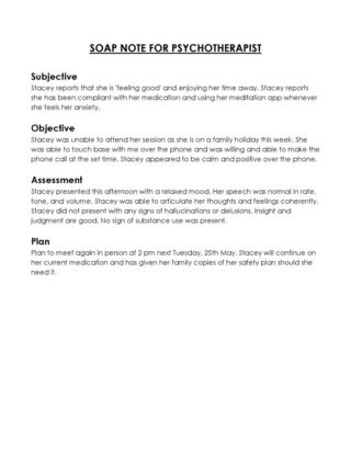 28 Best Soap Note Examples | Free Templates