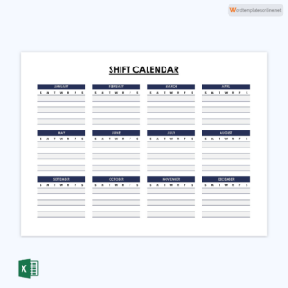 20 Effective Work Schedule Templates for Employees (Excel)