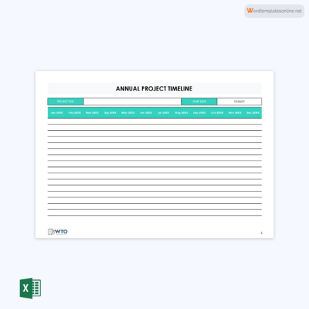 12 Free Project Timeline Templates (Excel)