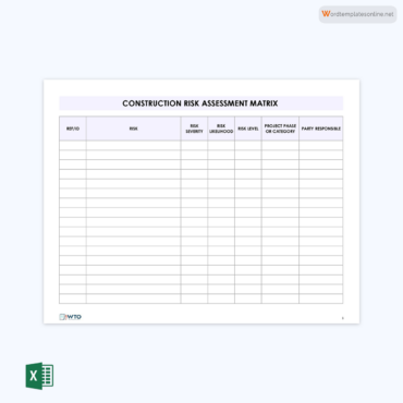 Free Risk Analysis Templates (Word, Excel)