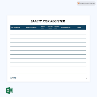 40 Free Risk Register Templates for Excel