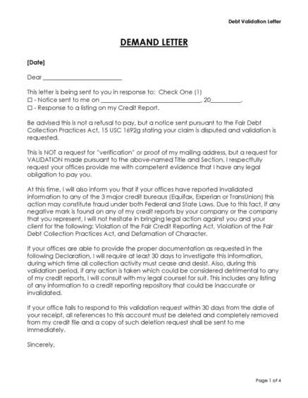 32 Perfect Demand Letter Templates