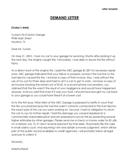 32 Perfect Demand Letter Templates