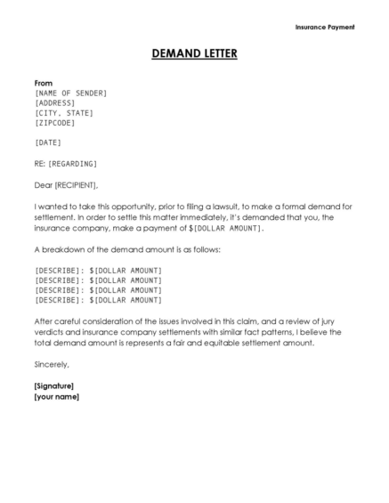 32 Perfect Demand Letter Templates