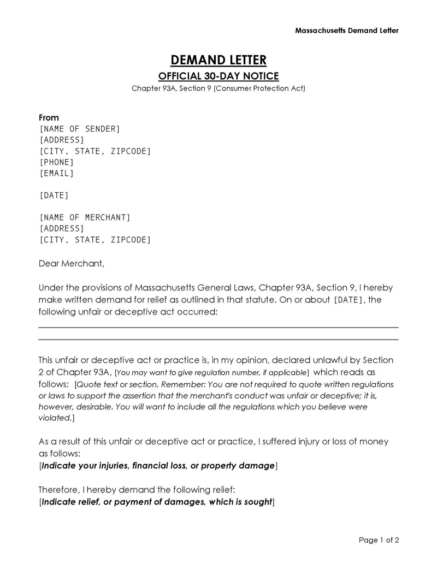 32 Perfect Demand Letter Templates