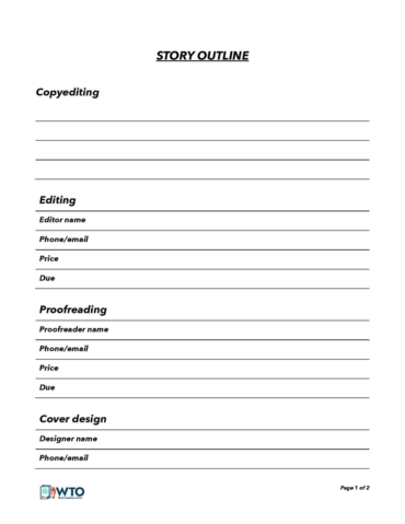 12 Outline Templates for Stories and Book Writing