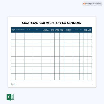 40 Free Risk Register Templates for Excel