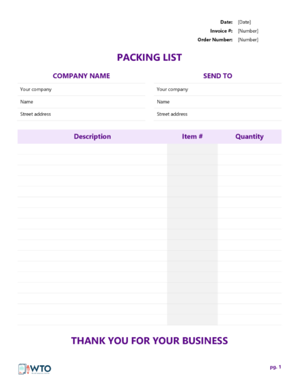 12 Free Packing Slip Templates (Word - Excel)