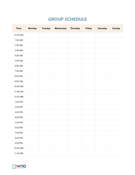 16 Free Weekly Schedule Templates (Word | Excel)