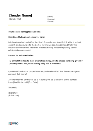 Free Notarized Letter Templates & Samples (Writing Tips)